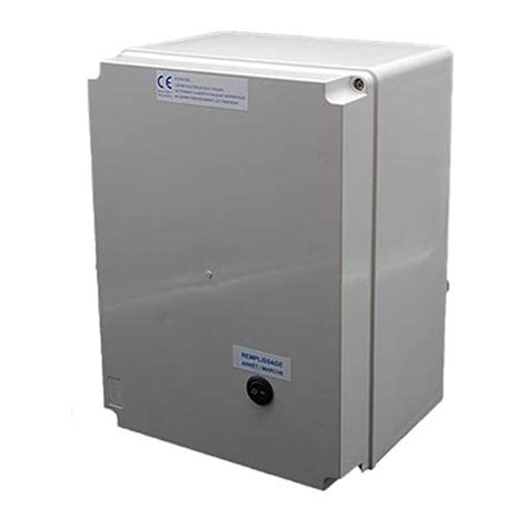 Régulation de niveau d eau de piscine Coffret pour débordement ou skimmer Piscine Center Net