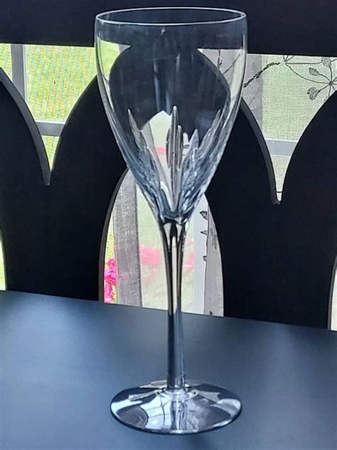 Vintage Crystal Lenox Firelight Clear Water Glass Water Goblets Etsy