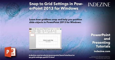 Snap To Grid Settings In PowerPoint For Windows