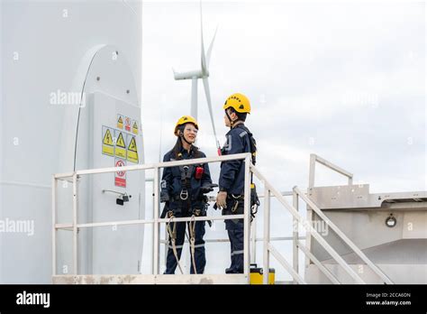 Asian Man And Woman Inspection Engineers Preparing And Progress Check
