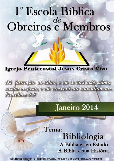 1 Escola Bíblica de Obreiros e Membros Igreja Pentecostal Jesus