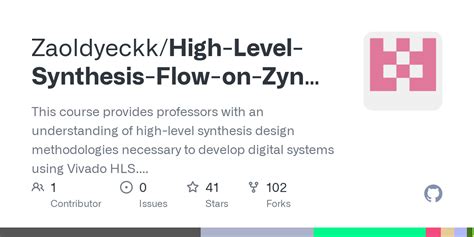 Github Zaoldyeckkhigh Level Synthesis Flow On Zynq Using Vivado Hls