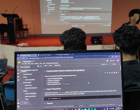 deeplearning ai ieee tensorflow cusat workshopexperience shreya