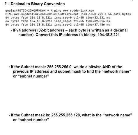 Solved 2 Decimal To Binary Conversion