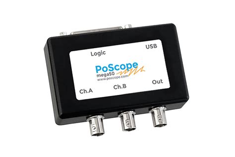 Usb Mixed Signal Oscilloscope Poscope Mega50 Polabs