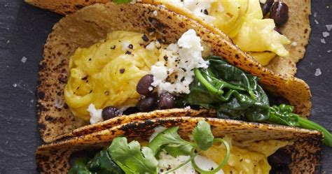Scrambled Egg Tacos Food Recipes