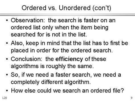 Searching And Sorting Topics Sequential Search On An
