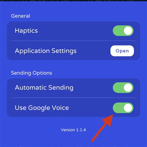 Google Voice Setup Quick Send