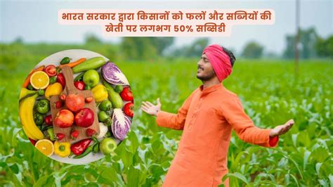 Subsidy On Horticulture Crops फलों और सब्जियों की खेती करने पर सरकार