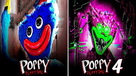 All Trailers Comparison Poppy Playtime Chapter 1 VS Chapter 4 YouTube
