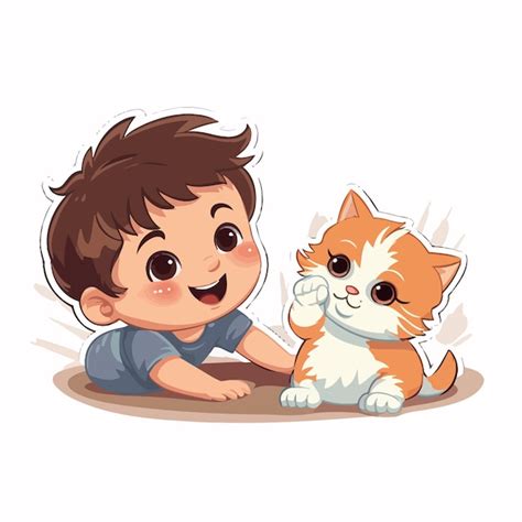 Premium Vector Cute Cat With Babay Vector