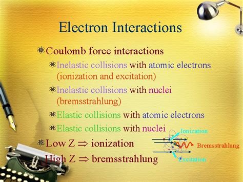Chapter 14 Electron Beam Therapy 1 Electron Interactions