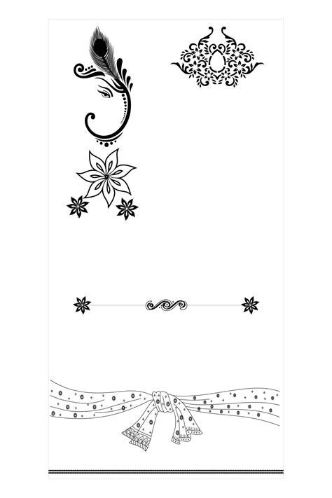 Hindu Wedding Invitation Card Vector 21483599 Vector Art At Vecteezy
