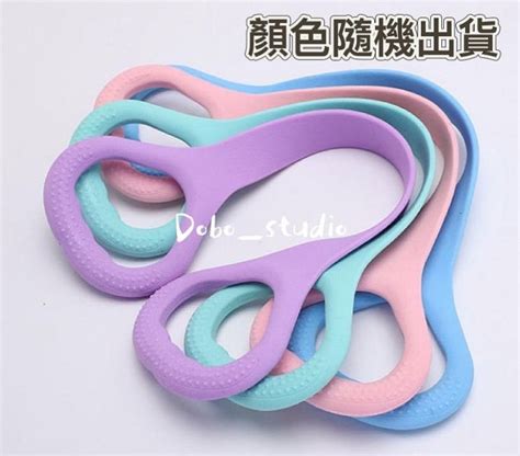台灣出貨 八字矽膠彈力帶 開肩美背 拉力器 彈力繩 運動阻力繩 運動健身 瑜珈 皮拉提斯 腳蹬拉力 腿部拉力帶 擴胸器 Yahoo奇摩拍賣