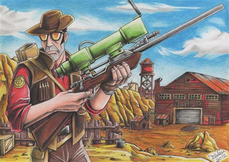 Team Fortress 2 Sniper By Tadeu Costa On Deviantart