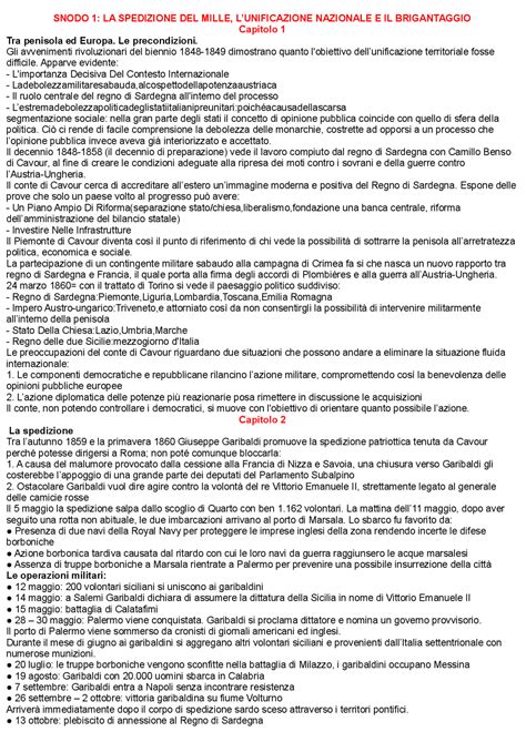 Snodi E Questioni Riassunto Docsity