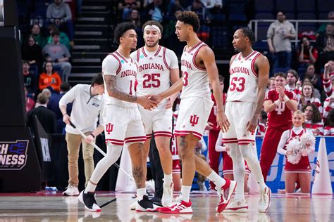 Indiana Basketball Jalen Hood Schifino No 13 Trayce Jackson Davis No