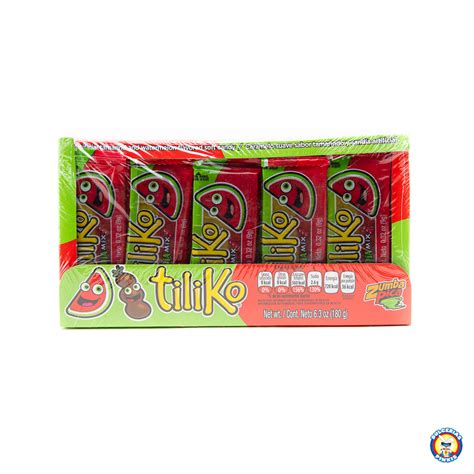 Zumba Tiliko Sandia Mix 20pc Discover The Sweet Sour Taste Of