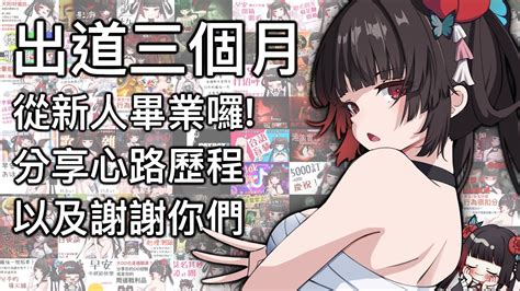 【劫羅】《從新人身分畢業啦 》🖤出道滿三個月了🖤回顧推特 分享心路歷程 以及感謝你們 【雙向治癒的故事】 Youtube