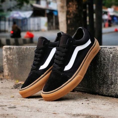 Vans Oldskool Black Gum Pro 100 Original Sneakers Sandals And Woman