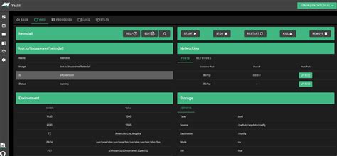 heimdall can t reverse proxy properly into container using yacht r