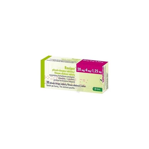 Roxiper 20 Mg 8 Mg 2 5 Mg 30 Tablets