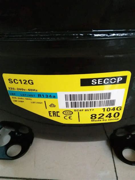 Secop Compressor Freezer Refrigerator Compressor Sc Cl S C Cl Sc Cl Sc Cl Sc Cl Black Ce