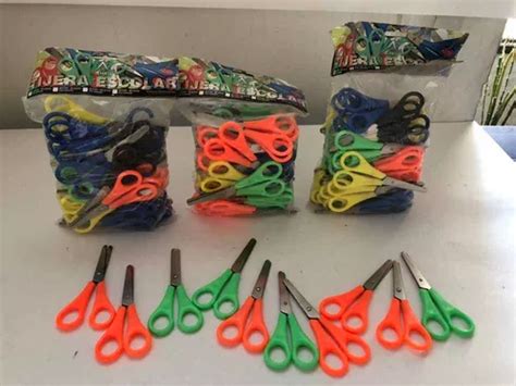Tijeras Escolar Punta Roma Star Con Funda Bolsax12 Unidades MercadoLibre