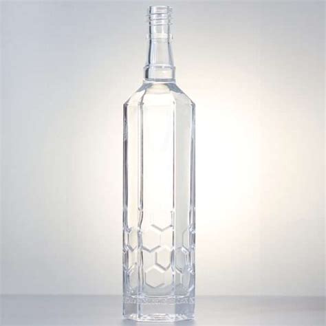 500ml Honey Water Tall Hexagonal Glass Bottle Link Glass Bottle