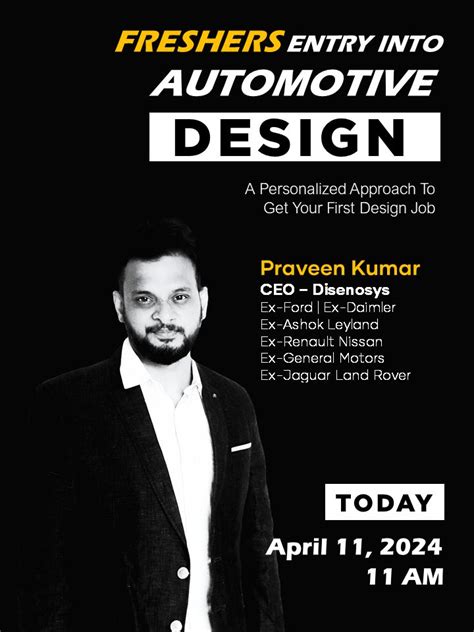 Praveen Kumar On Linkedin Automotive Career Guidance Freshers