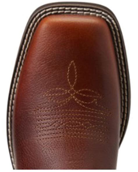 Ariat Womens Delilah Western Performance Boots Broad Square Toe Brown
