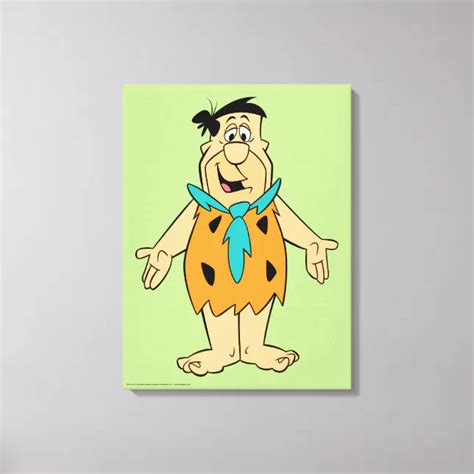 The Flintstones Fred Flintstone Canvas Print Zazzle