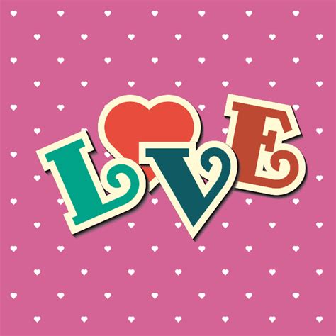 Download Love Color Text Retro Style Svg Freepngimg