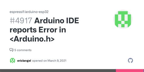 Arduino IDE Reports Error In Issue Espressif Arduino Esp GitHub