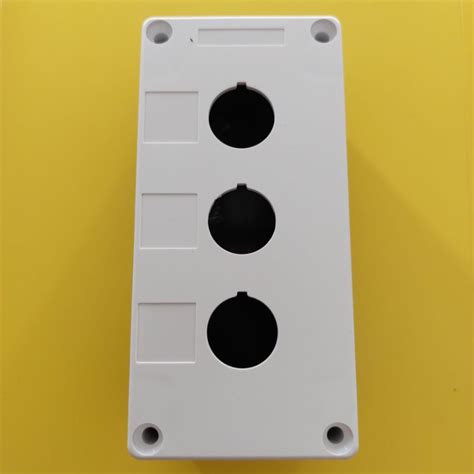 Jual Control Box Push Button Tempat Tombol Kotak Tombol 3 Lubang