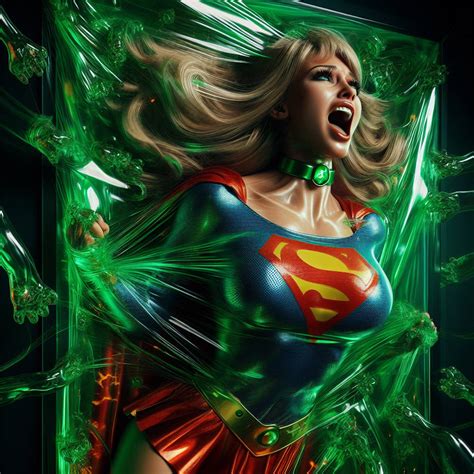 Supergirl Trapped In Demonic Kryptonite Latex By Necromancer Rev On