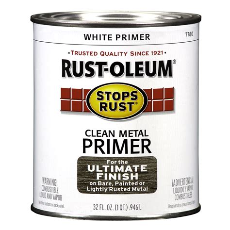 Rust Oleum White Primer 1 Quart 7780502