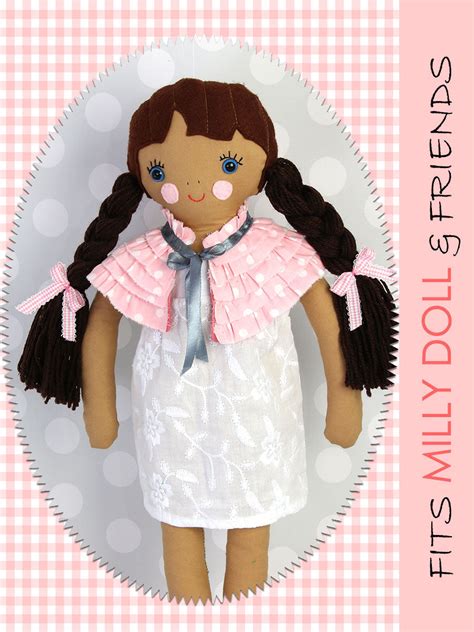 Free Sewing Pattern Doll Caprice Capelet Treasurie