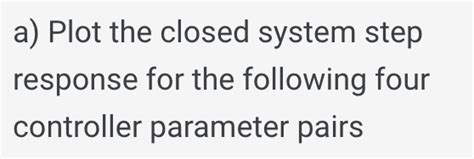 Solved Regarding Transfer Functions In Control System Using Chegg