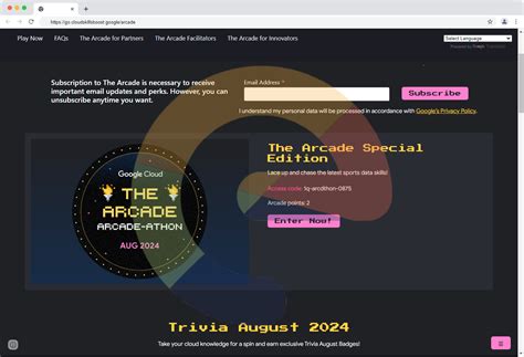 The Arcade Special Edition Arcade Athon Solution