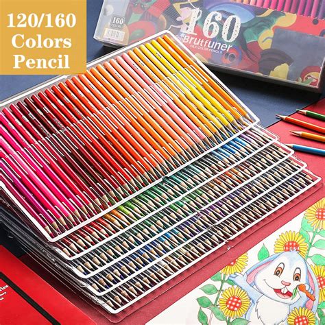 Brutfuner Professional Oil Color Pencils Set Painting Sketching Art Supplies