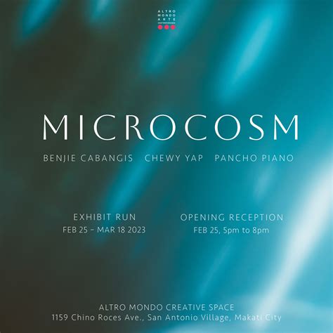 Microcosm Agimat Sining At Kulturang Pinoy