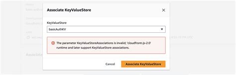 Cloudfront Keyvaluestore で複数組のユーザー名パスワードを管理して、cloudfront Functions により