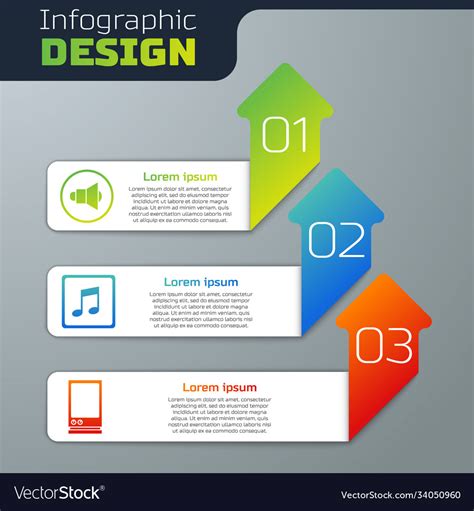 Set Speaker Volume Music Note Tone And Voice Vector Image
