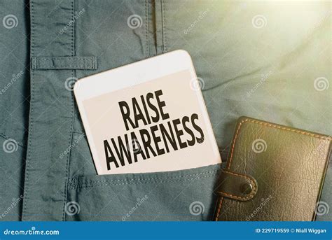 Text Showing Inspiration Raise Awareness Business Concept Creating A