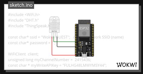 Thingspeak Wokwi Esp32 Stm32 Arduino Simulator