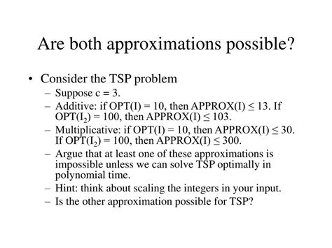 PPT Approximation Algorithms Definitions And Applications PowerPoint