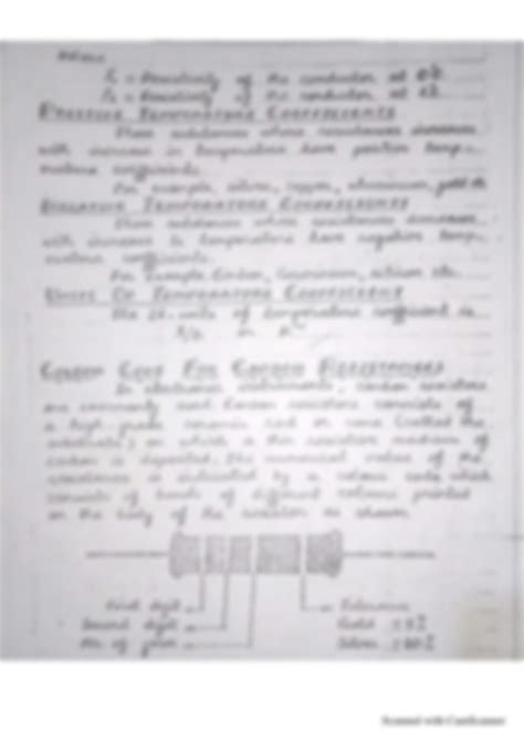 SOLUTION Effect Of Temperature On Resistivity And Color Code For Carbon Resistances Studypool