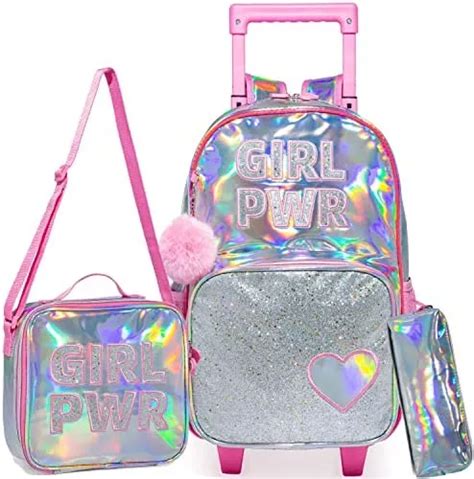 Meetbelify Mochila Con Ruedas Para Niñas Mochila Escolar Con Meses sin interés