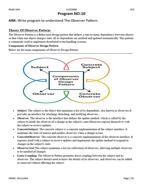 Program No 10 Dp 80 Pdf Computer Programming Object Oriented Programming